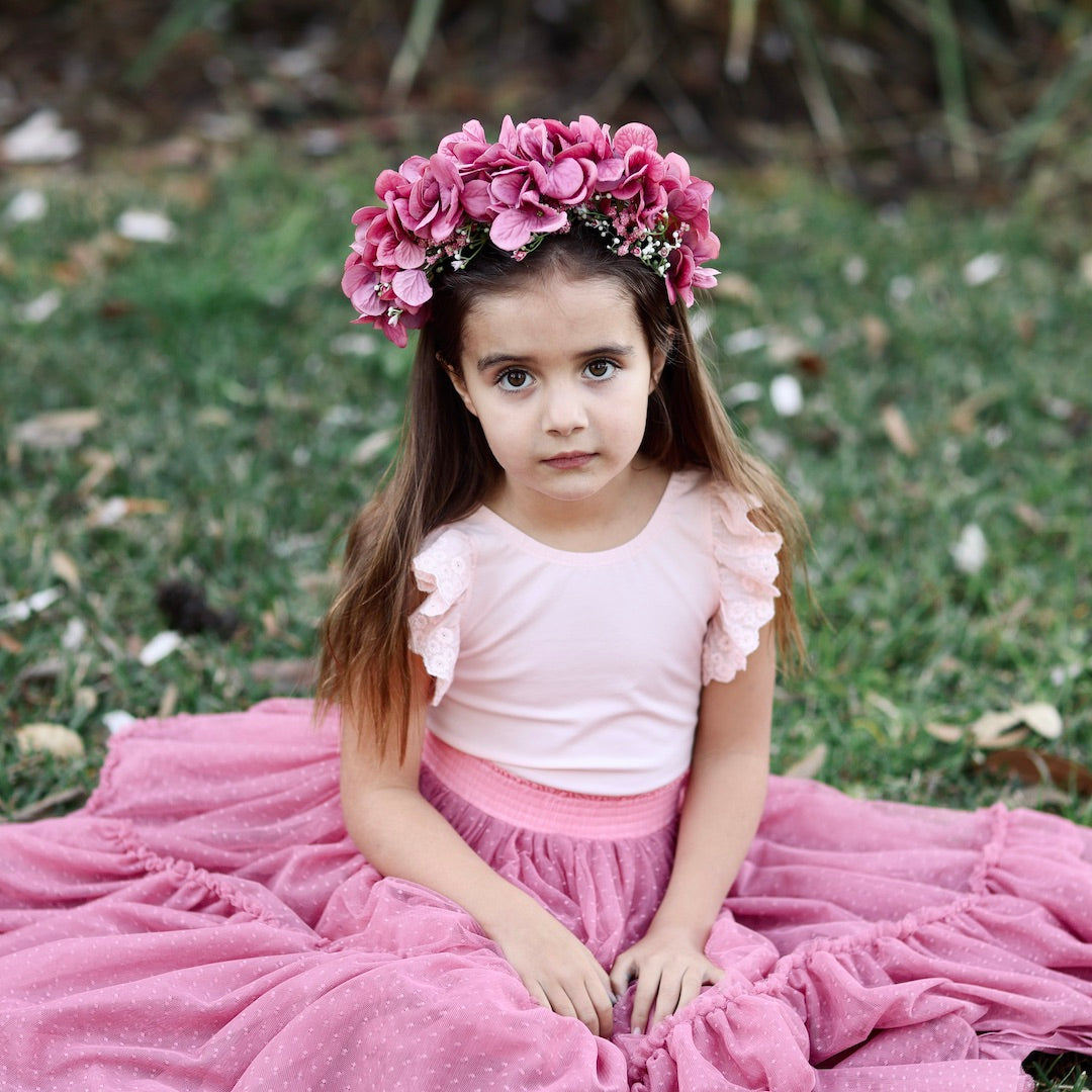 Aubrie flower girl crowns + bridal headpieces | handmade in Australia ...